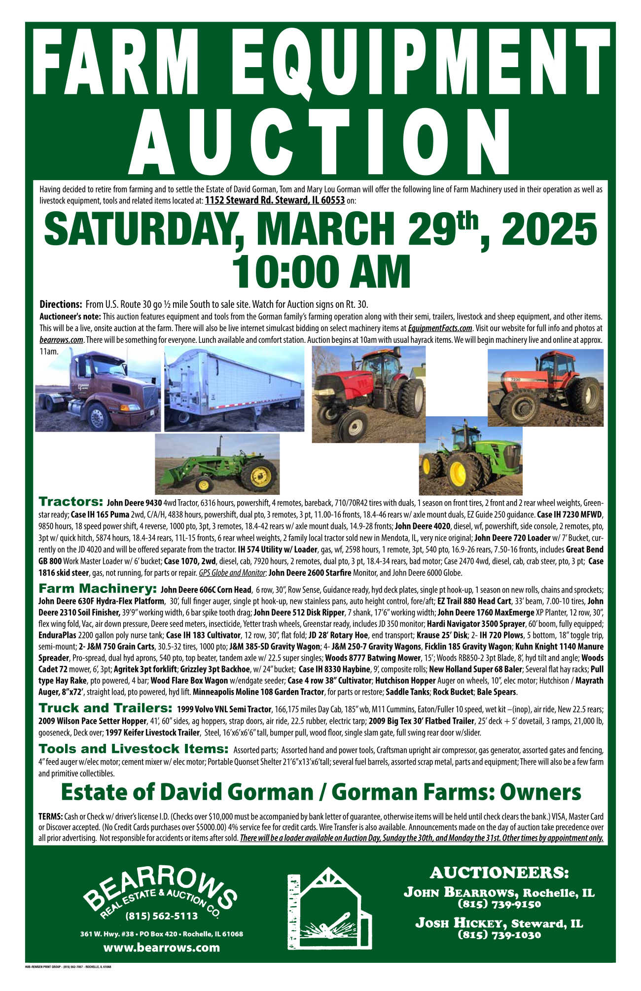 Online Tractor & Parts Auctions in USA | Midwest Auction