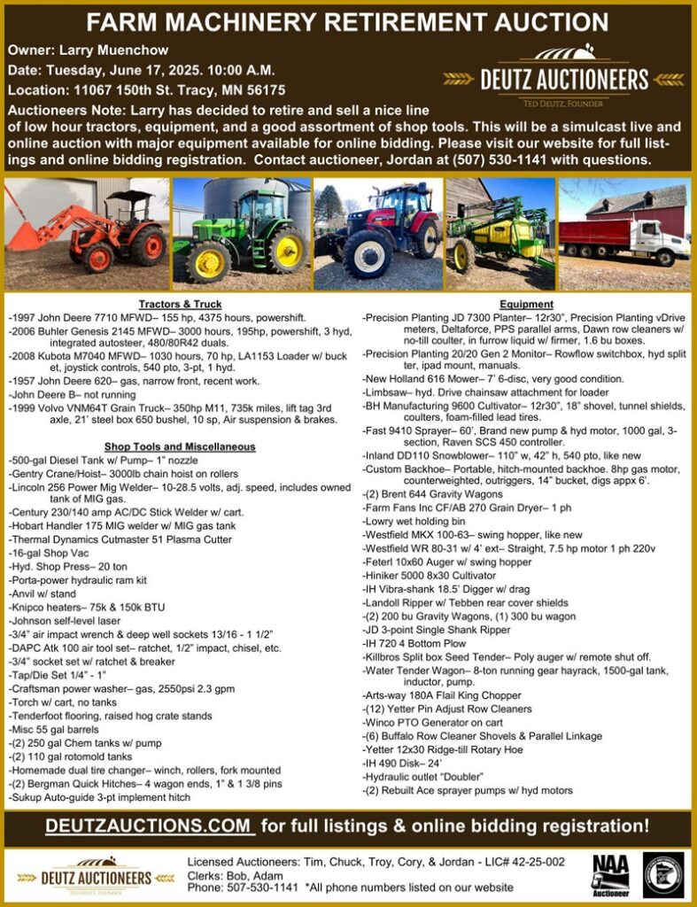 Online Farm & Ranch Equipment Auctions in USA | Midwest Auction