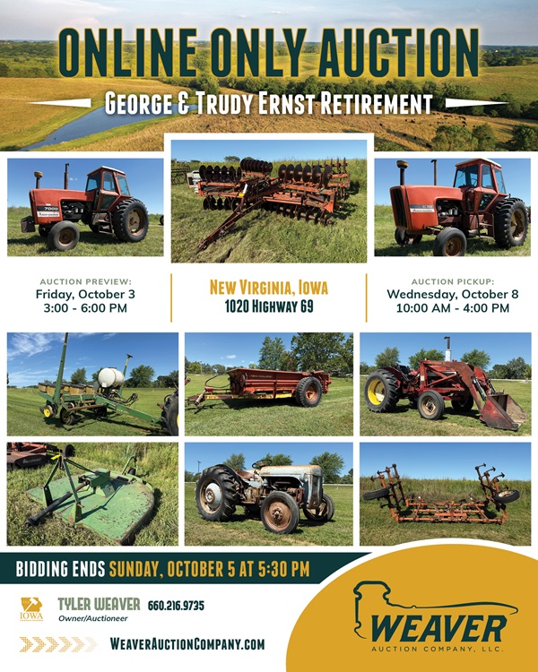 Online Farm & Ranch Equipment Auctions in USA | Midwest Auction